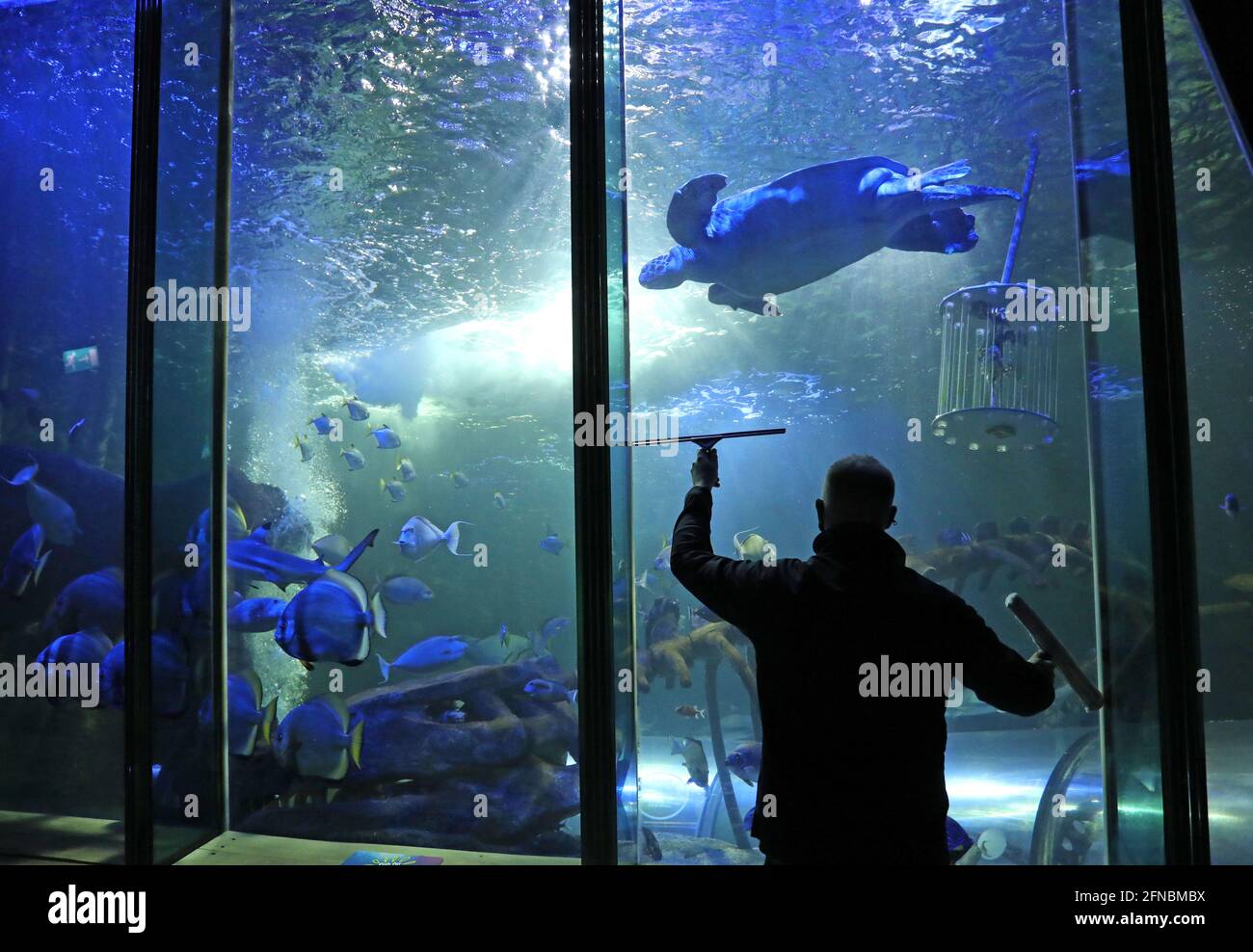 Hunstanton, UK. 14th May, 2021. Adam Makinson, Guest Experience Manager ...