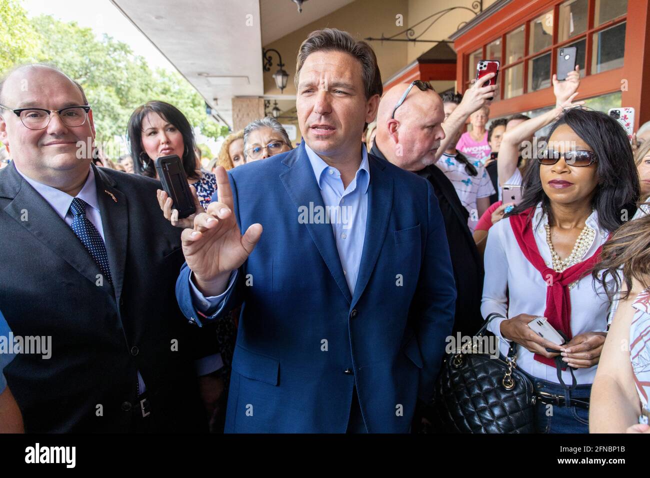 Florida Republican Governor DeSantis Attends Grand Opening of Fast ...