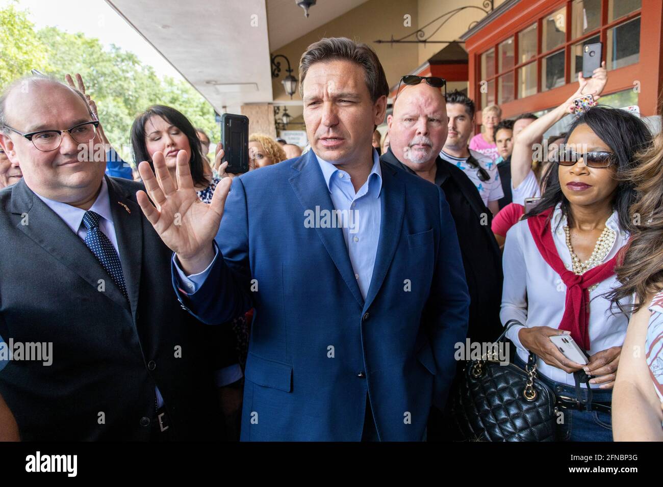 Florida Republican Governor DeSantis Attends Grand Opening of Fast ...