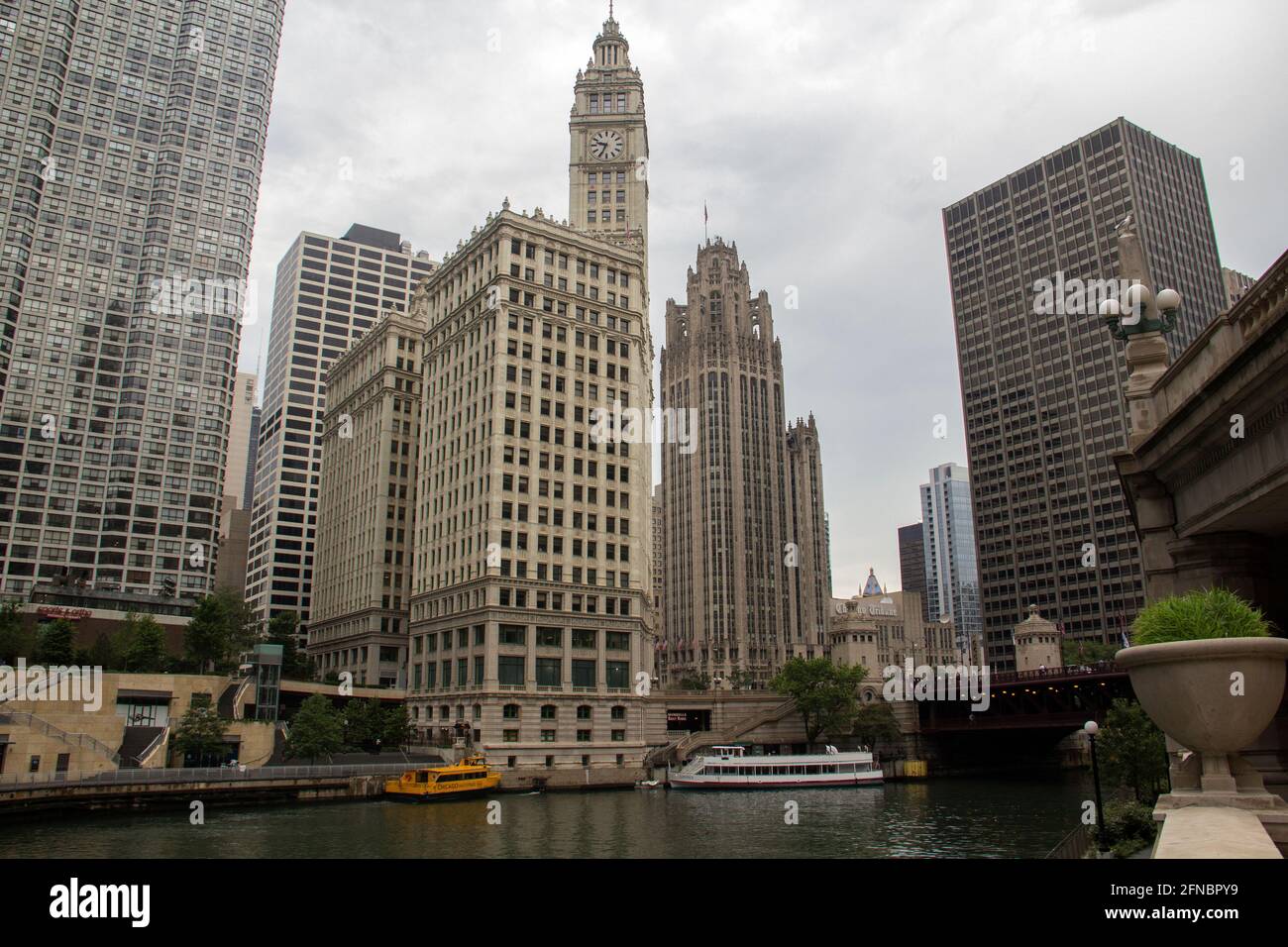 Chicago city centre Stock Photo - Alamy