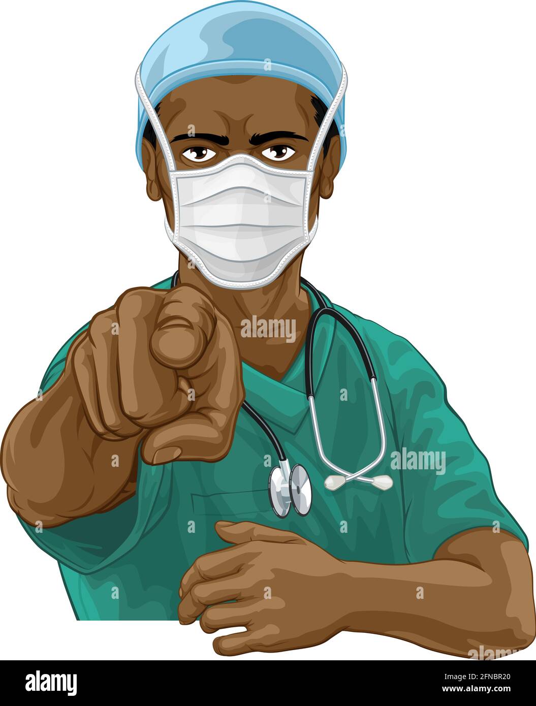 Diverse doctor nurse Stock Vector Images - Alamy
