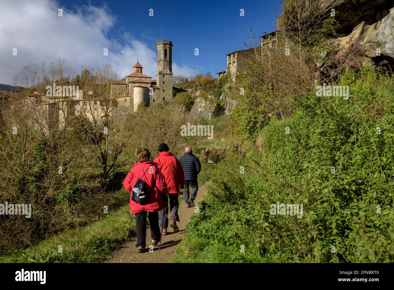 Path from Rupit to the Salt de Sallent cascade (Collsacabra, Catalonia ...
