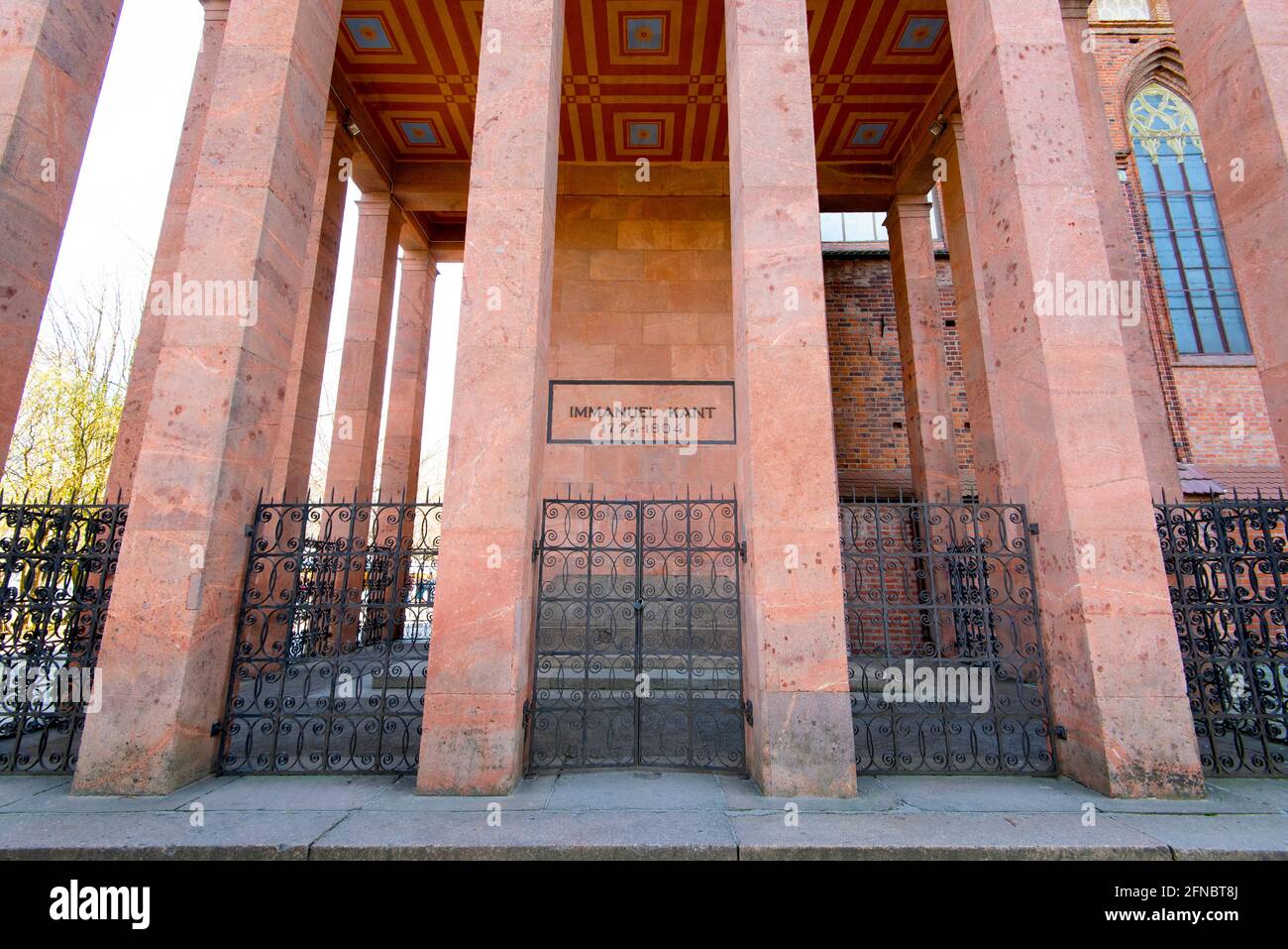 KALININGRAD - APR 17: Kant's tomb in Kaliningrad, April 17. 2019 in ...