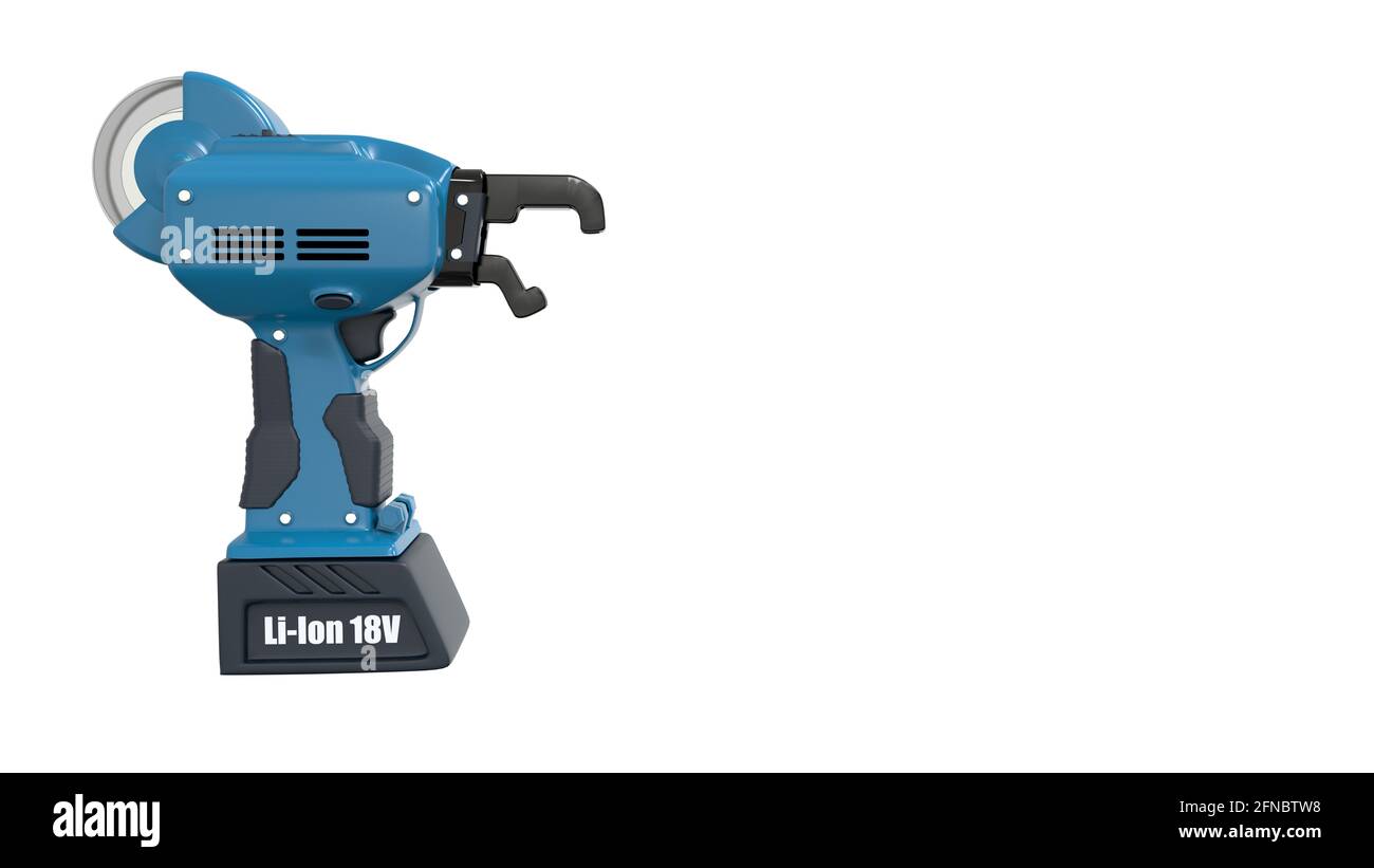 electrical rebar wire tier tool, isolated cgi industrial 3D ...