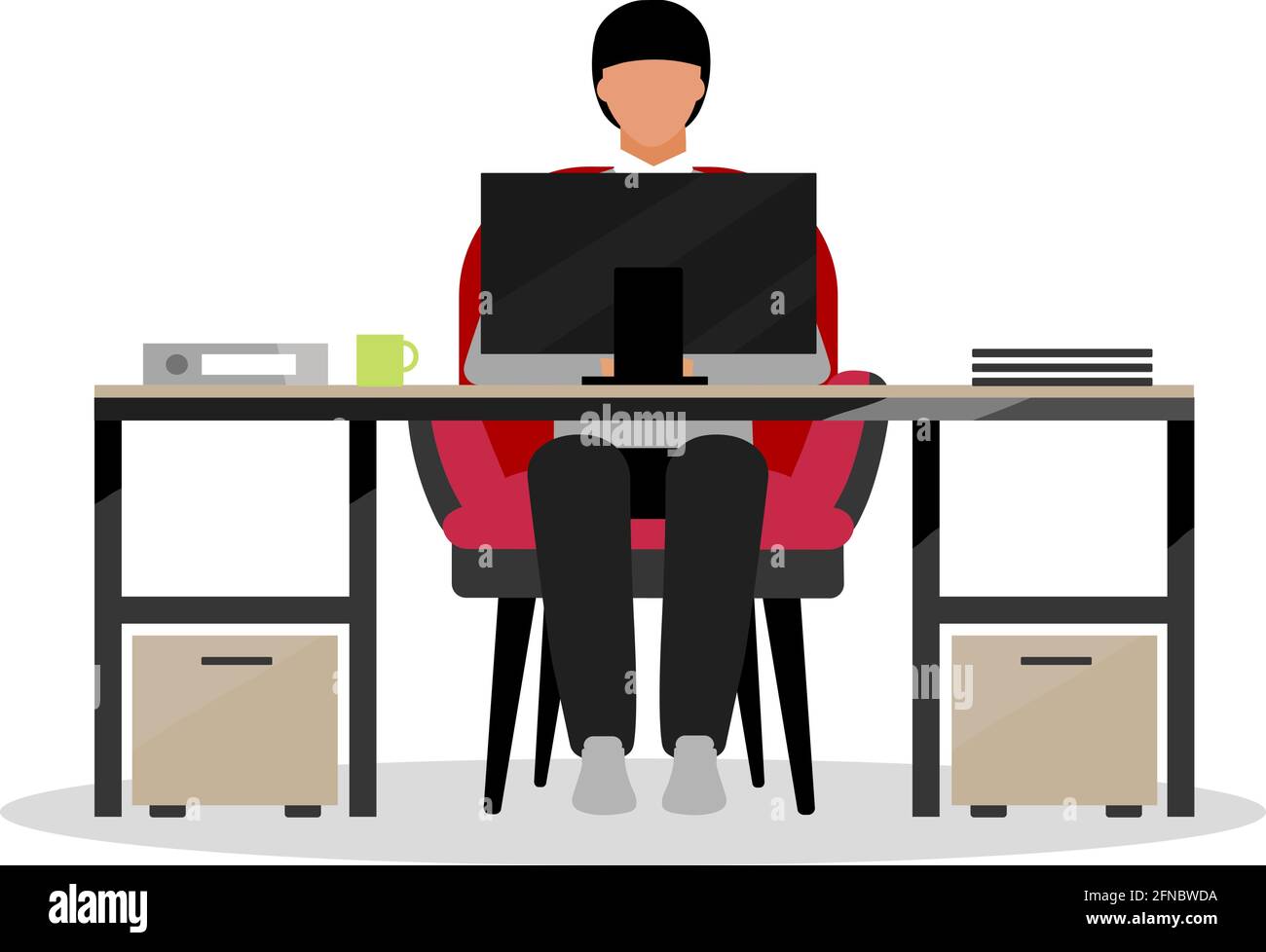 Clerical occupation Stock Vector Images - Alamy