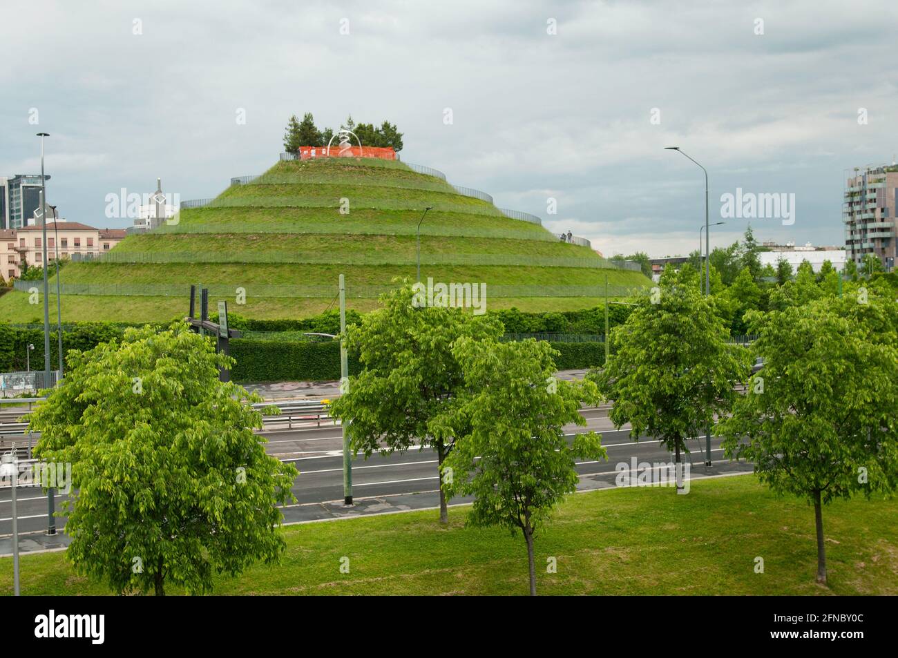 Perspective of Milan urban area and development Stock Photo - Alamy