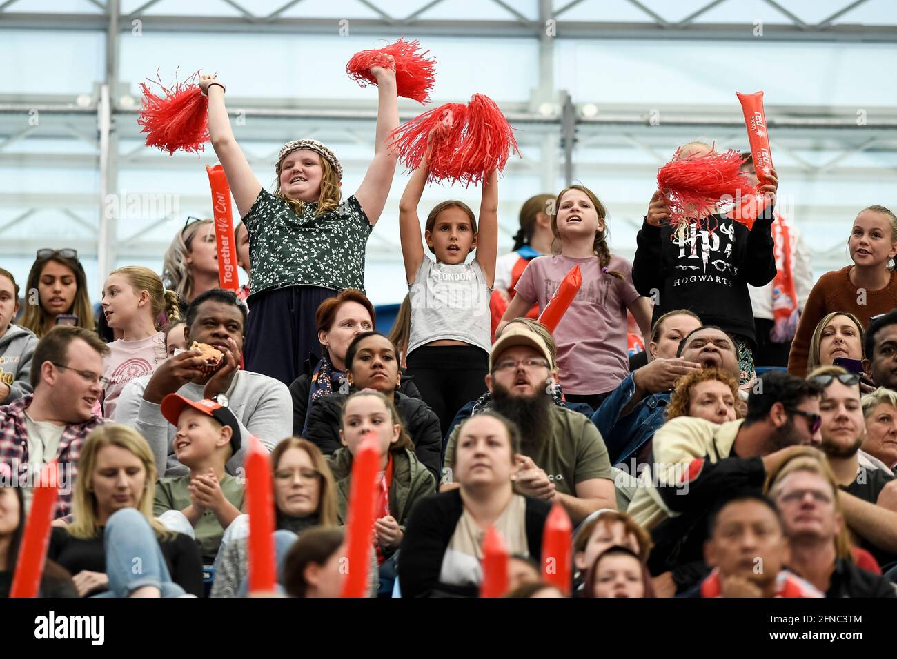 Netball fans hi-res stock photography and images - Alamy