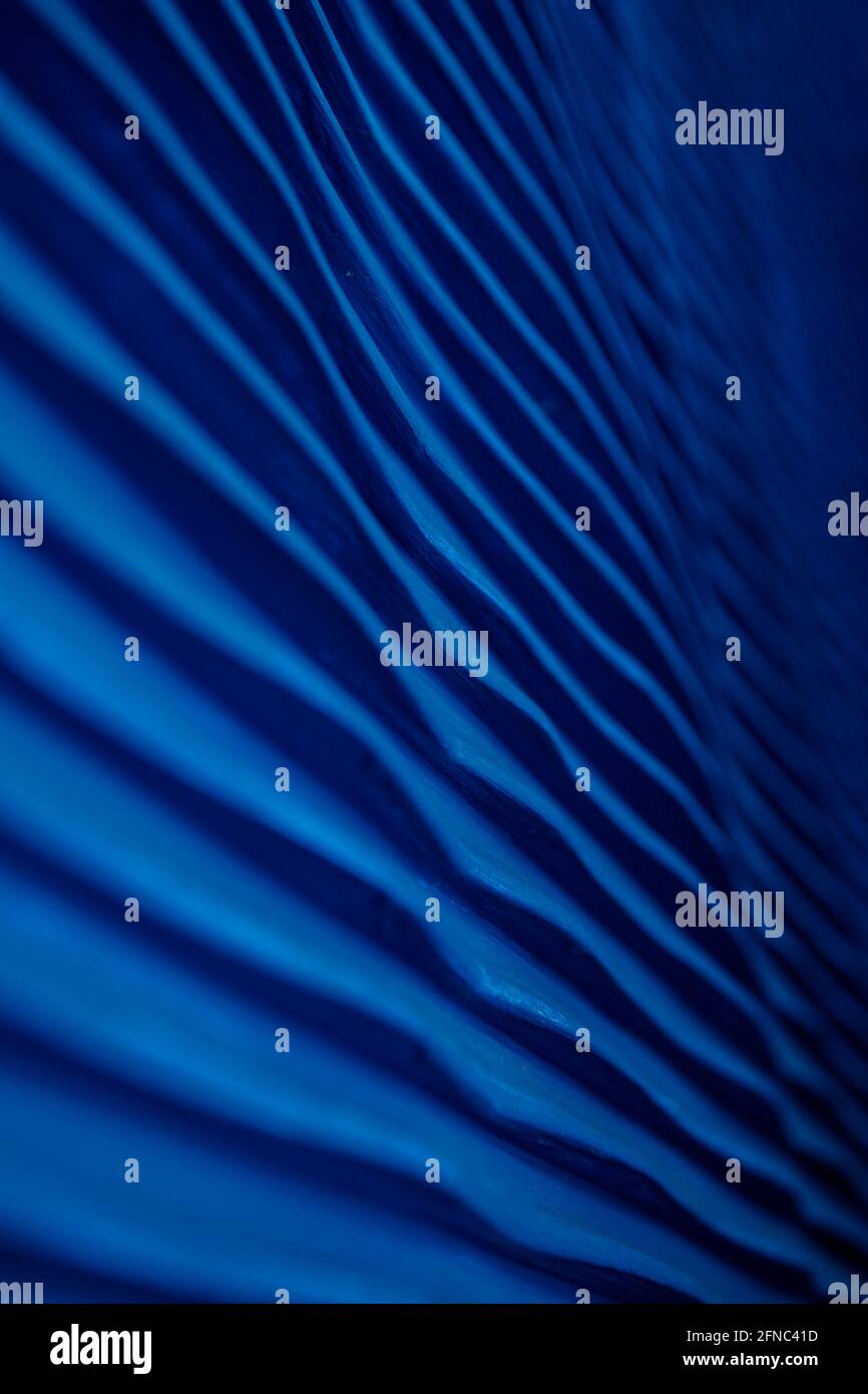 Decorative background blue color, striped texture upper and lower ...