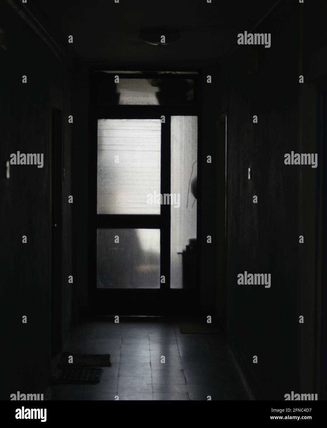 Empty dark house hallway hi-res stock photography and images - Alamy