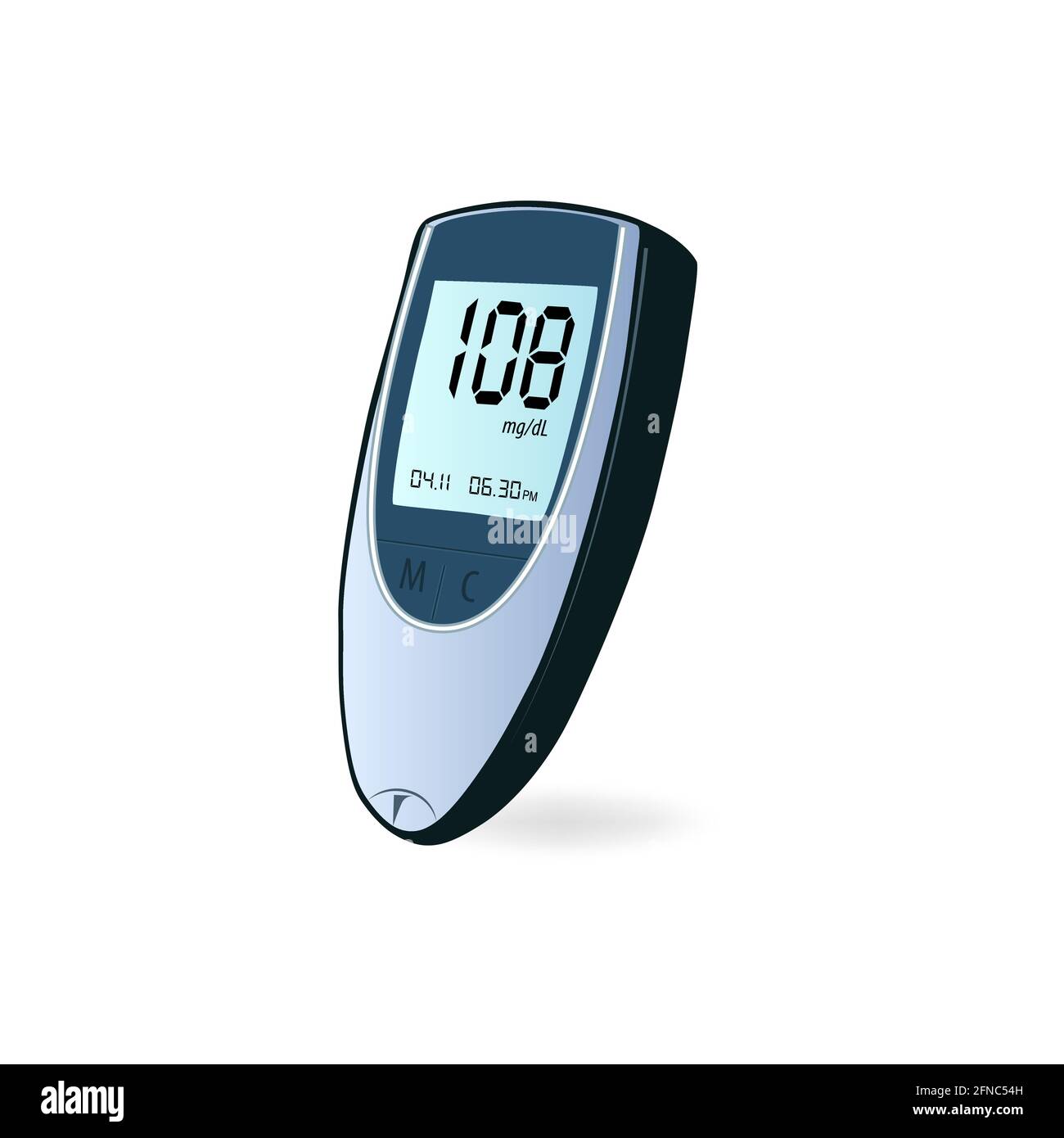 Diabetes check machine with digital screen, device for measuring blood ...