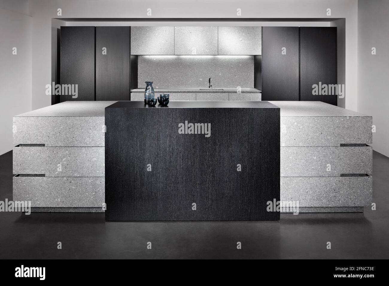 Cologne, Germany – August 2 2020: Modern kitchen interior design in ...