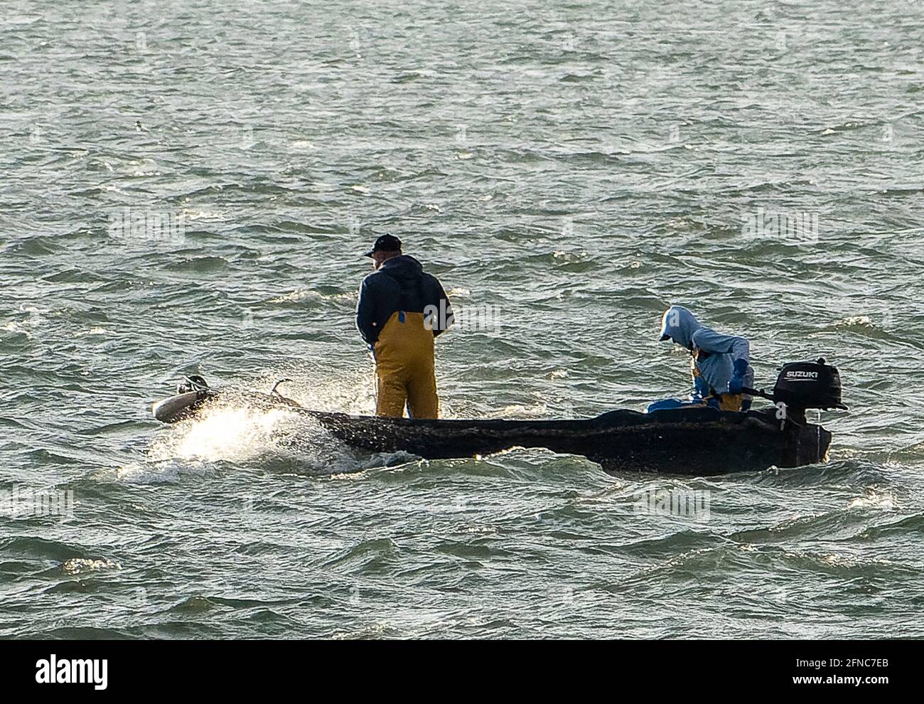 Choppy waters boat hi-res stock photography and images - Alamy