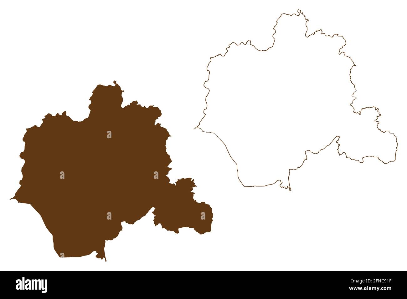 Lippe district (Federal Republic of Germany, State of North Rhine ...
