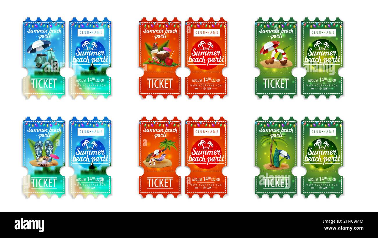 Summer party night beach Cut Out Stock Images & Pictures - Alamy