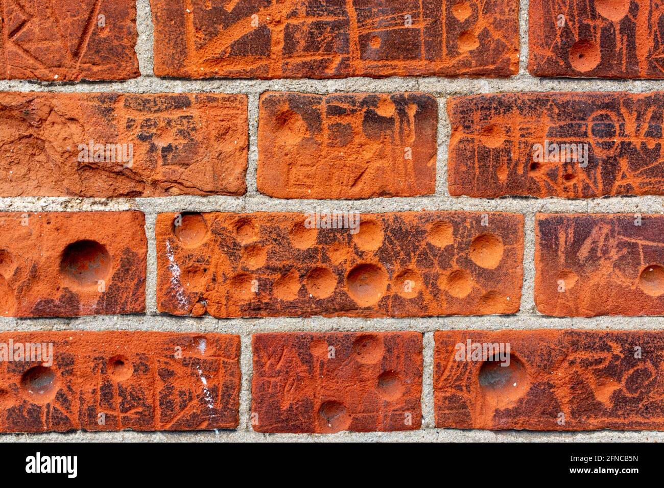 Bricks with holes hi-res stock photography and images - Alamy