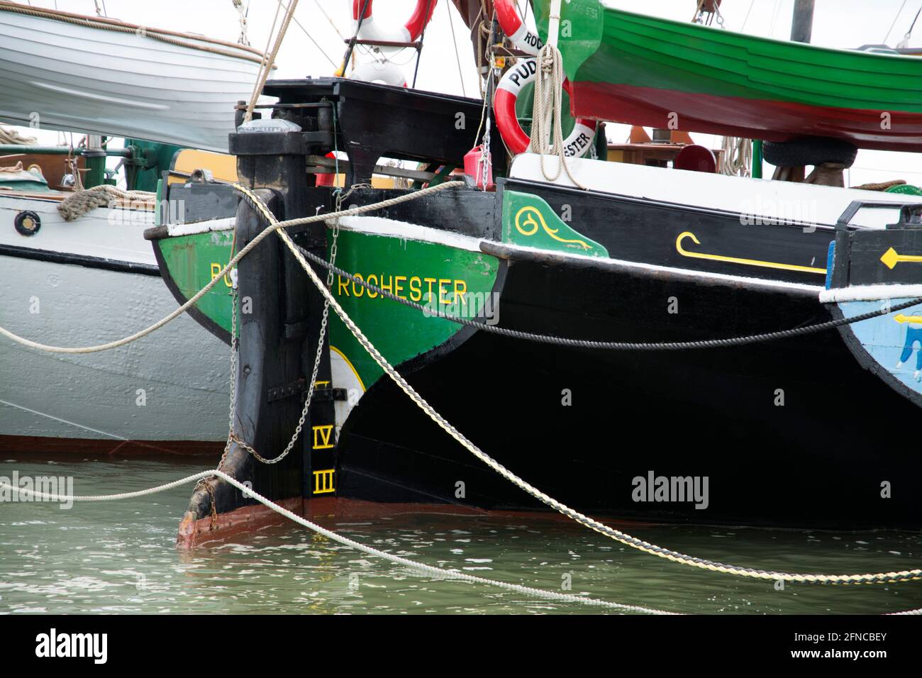Historic sailing barges hi-res stock photography and images - Alamy