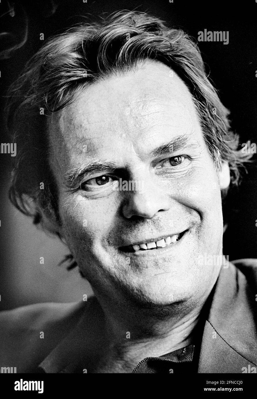 Portrait of the writer Peter Schneider during an interview at the Hotel ...