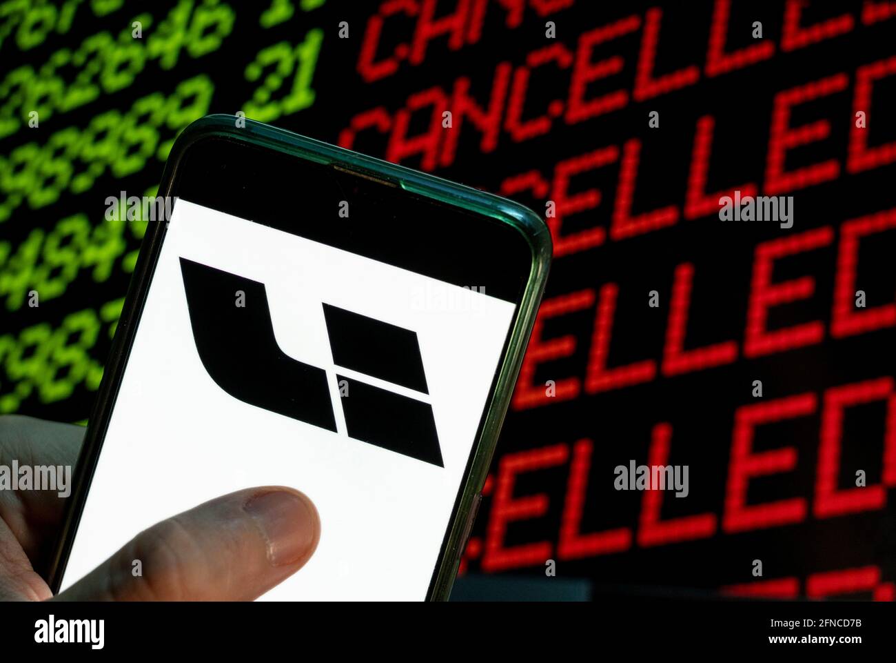 China. 23rd Apr, 2021. In this photo illustration the Chinese electric ...