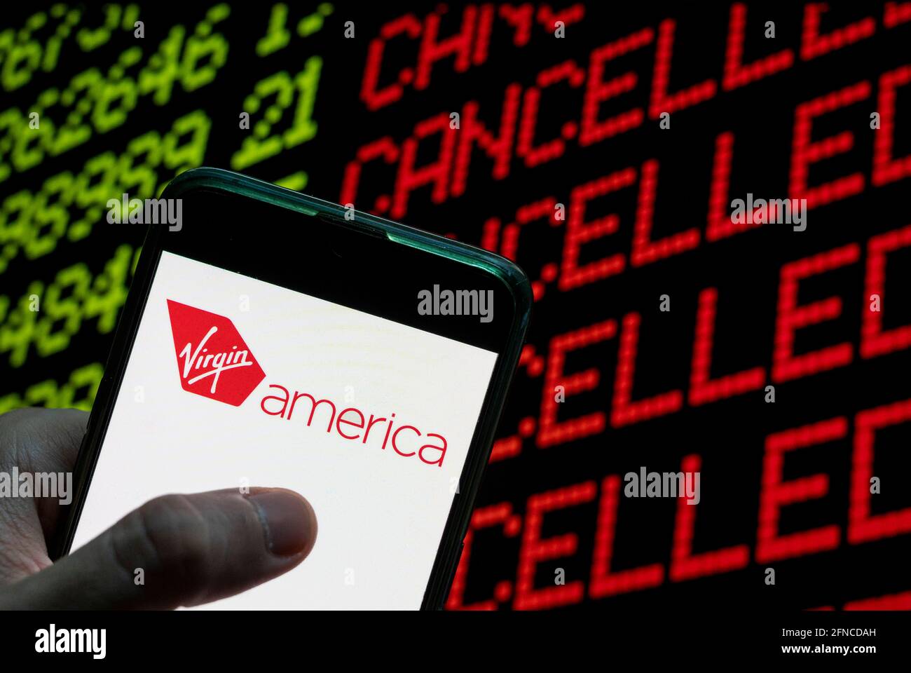Virgin america logo hi-res stock photography and images - Alamy