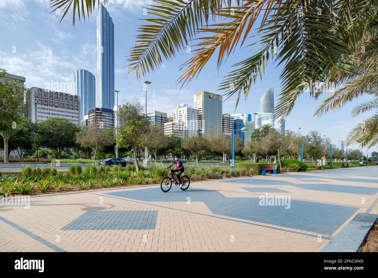 Abu dhabi corniche park hi-res stock photography and images - Alamy