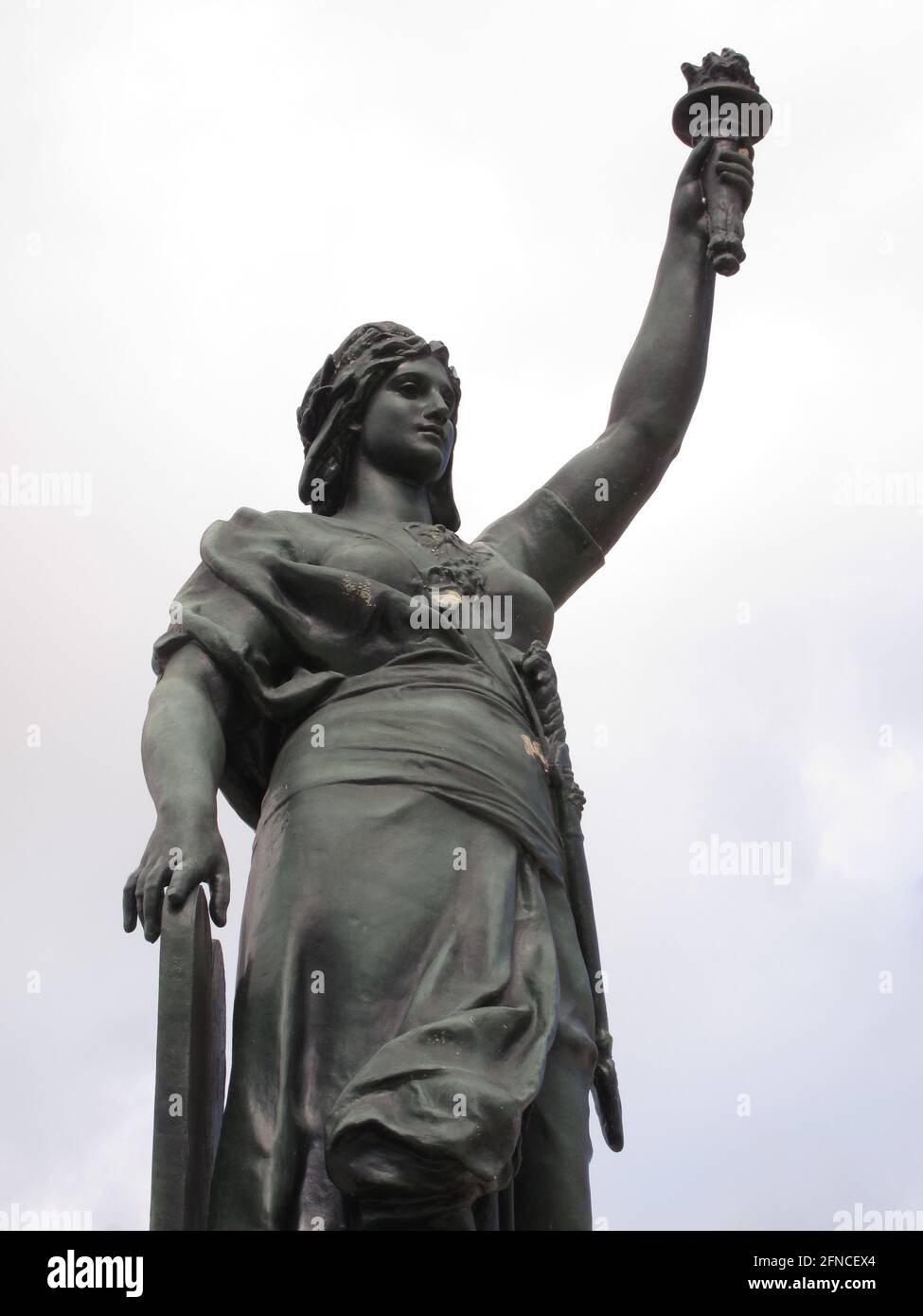 Statue of Marianne in Jonzac Stock Photo - Alamy