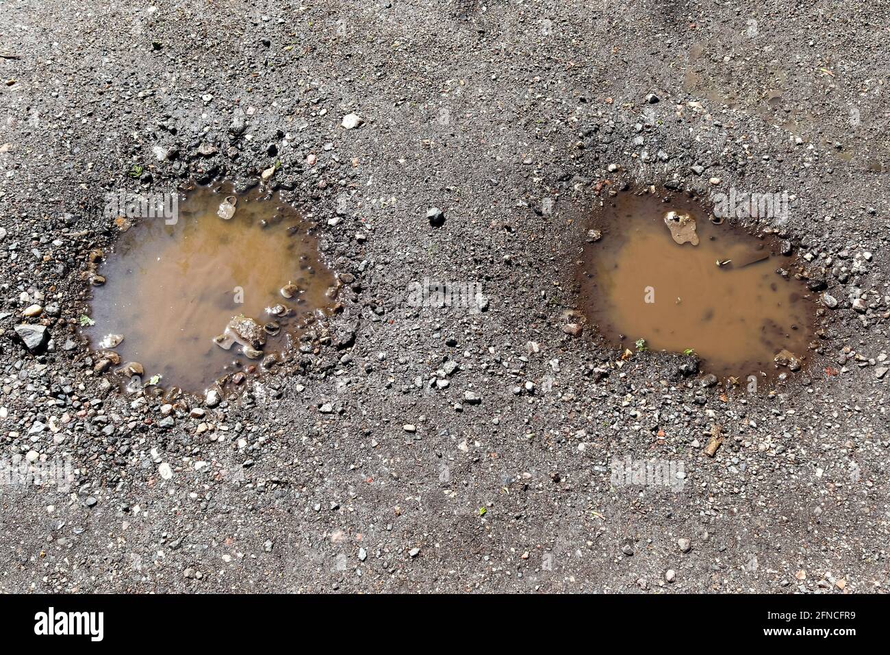 Puddles mud on sandy hi-res stock photography and images - Alamy