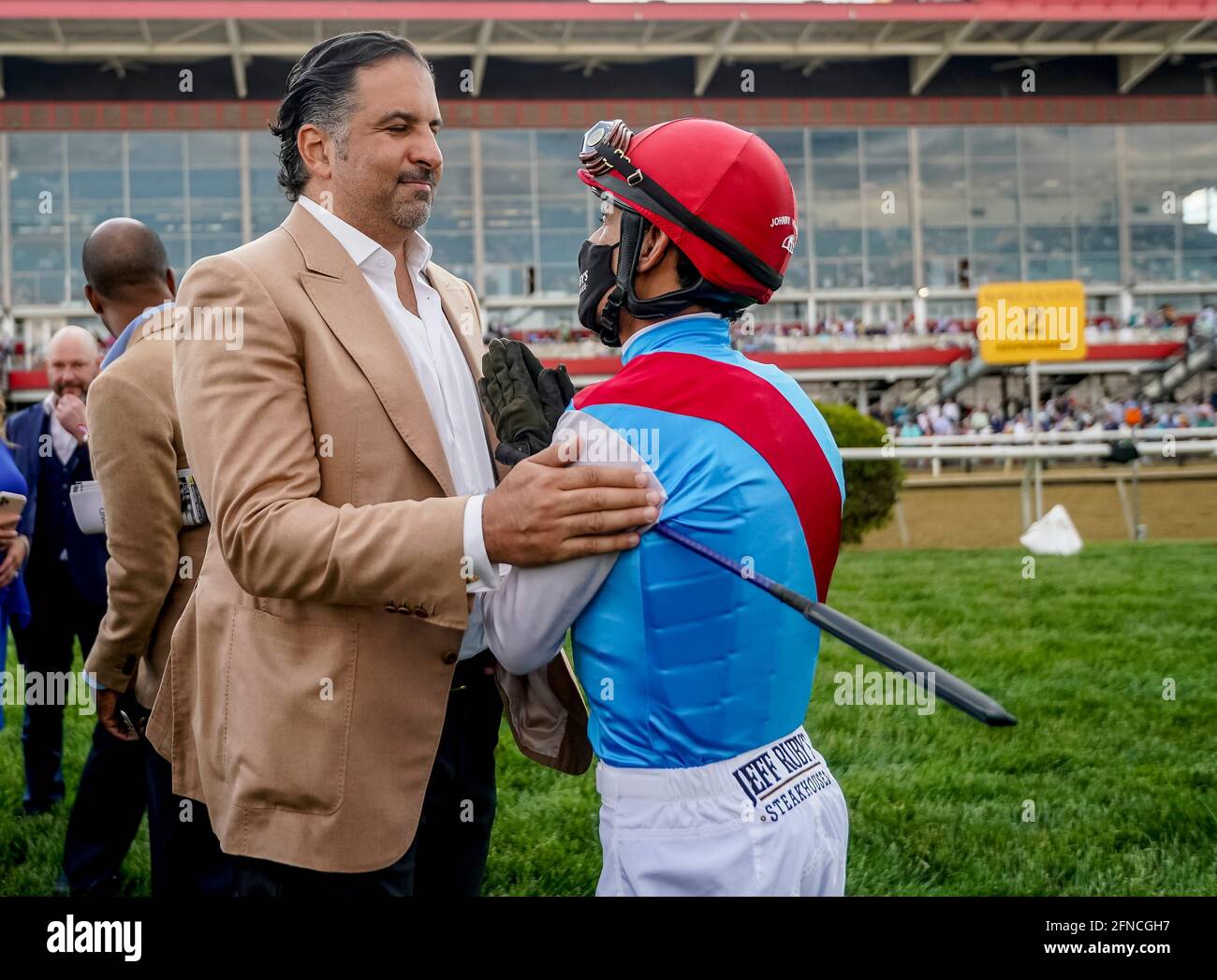 Baltimore, MD, USA. 15th May, 2021. May 15, 2021: Medina Spirit owner ...