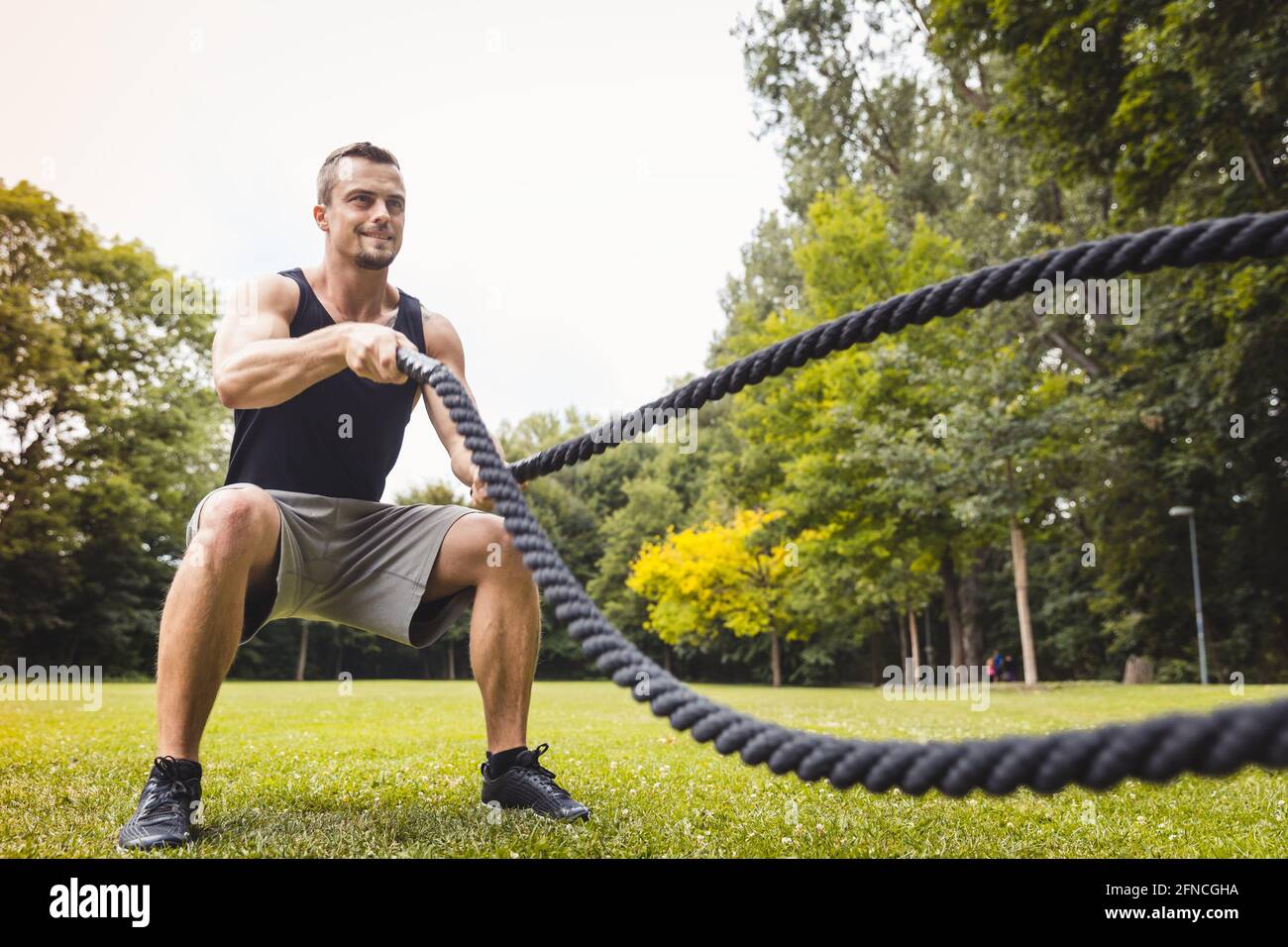 Battle rope hi-res stock photography and images - Alamy