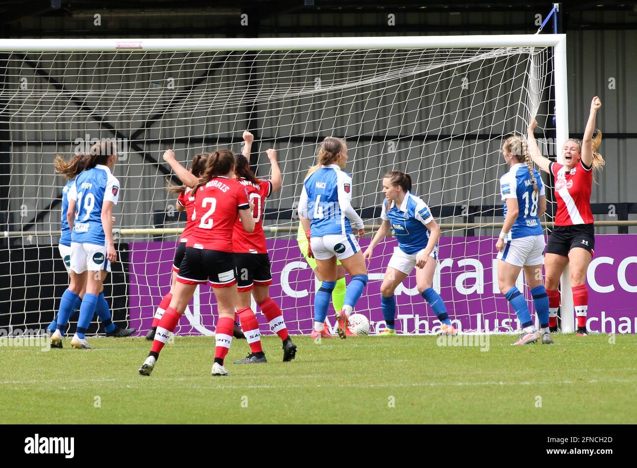 Shannon Sievwright (10 Southampton) celebrates after a goal during the ...
