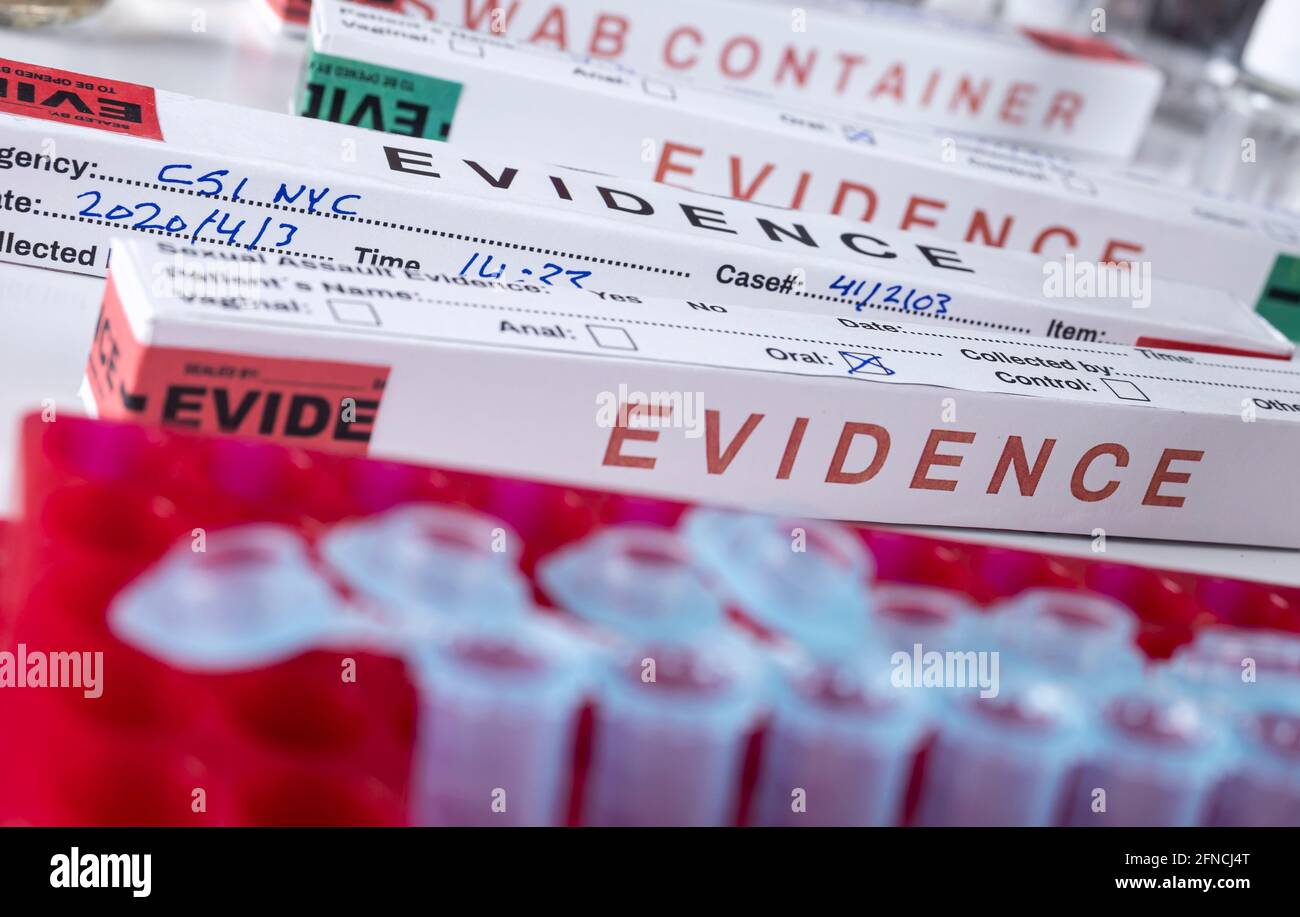 Scientist gun evidence bag hi-res stock photography and images - Alamy