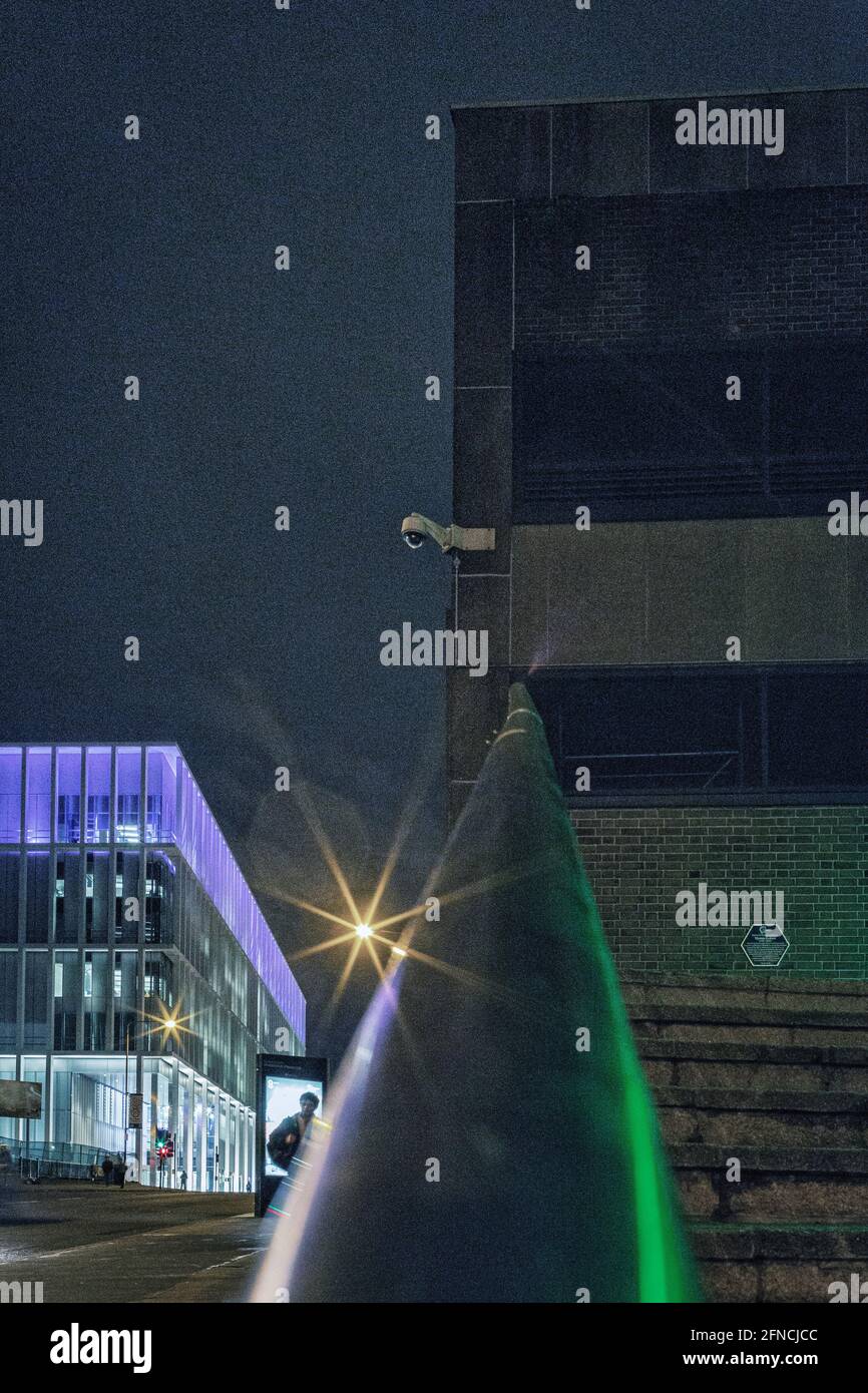 Glasgow street scene night hi-res stock photography and images - Alamy