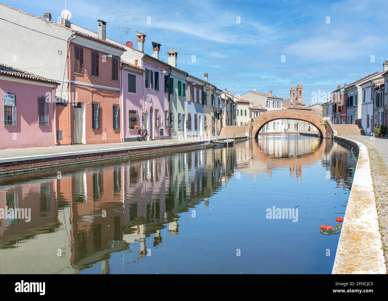 Often compared to Venice for the canals and the architecture, Comacchio ...