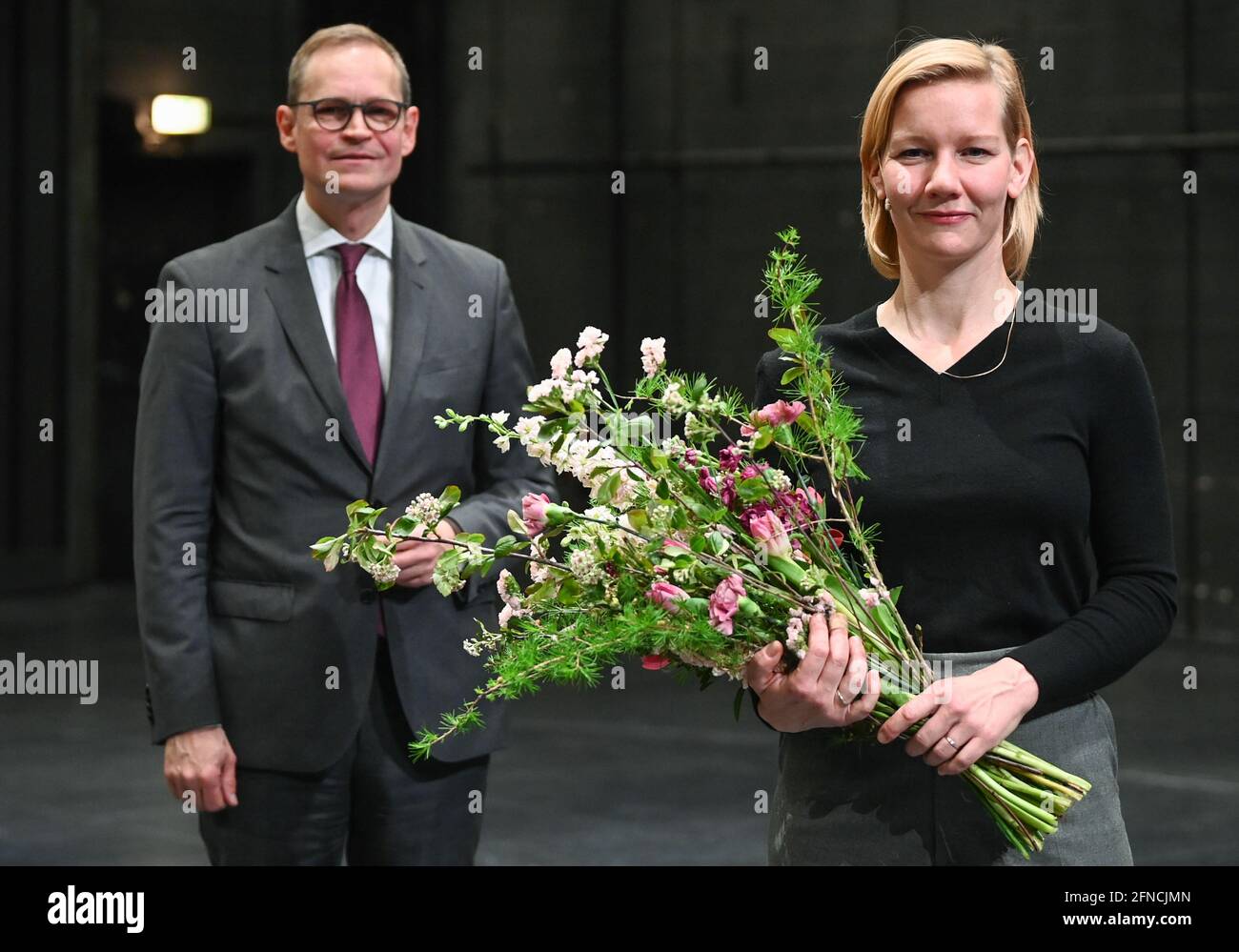 Berlin, Germany. 16th May, 2021. Actress Sandra Hüller and Michael ...