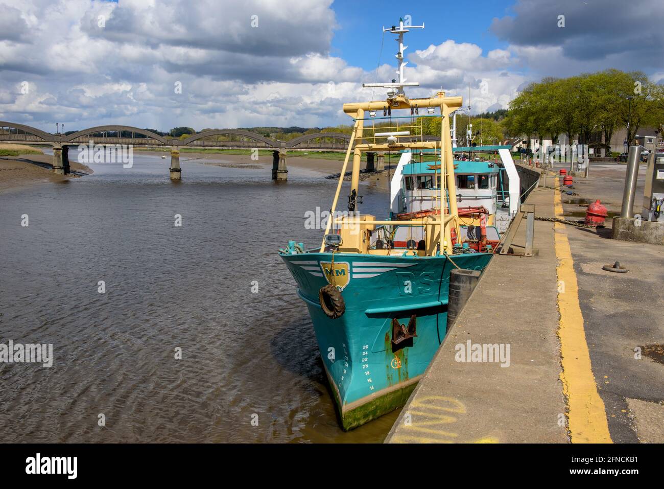 Kirkcudbright Harbour in Galloway Scotland Stock Photo - Alamy