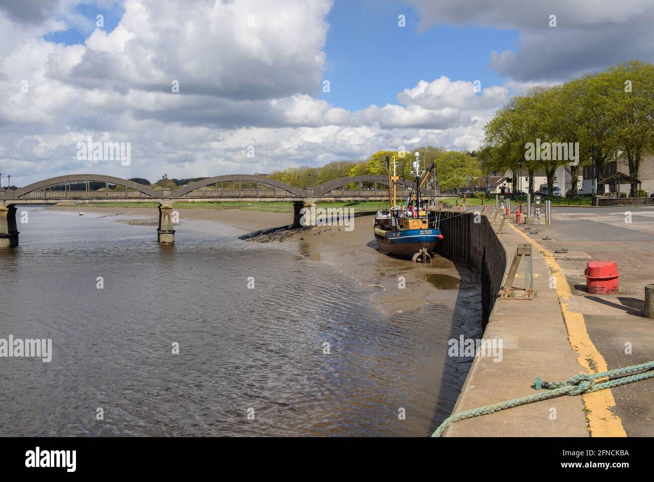 Kirkcudbright Harbour in Galloway Scotland Stock Photo - Alamy