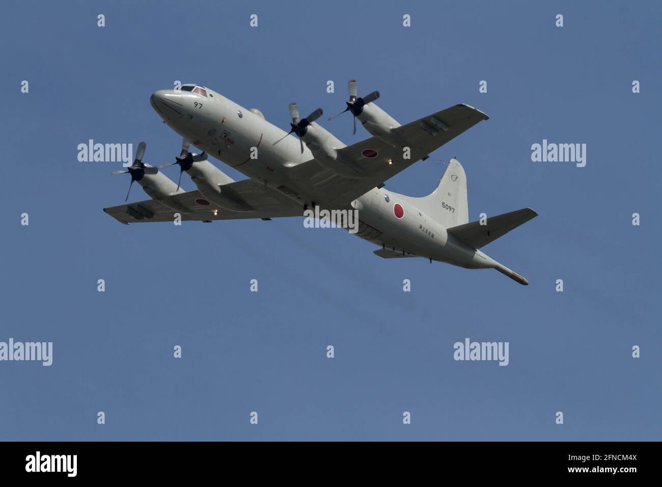 A Lockheed P-3C Orion Maritime reconnaissance aircraft with the Fleet ...