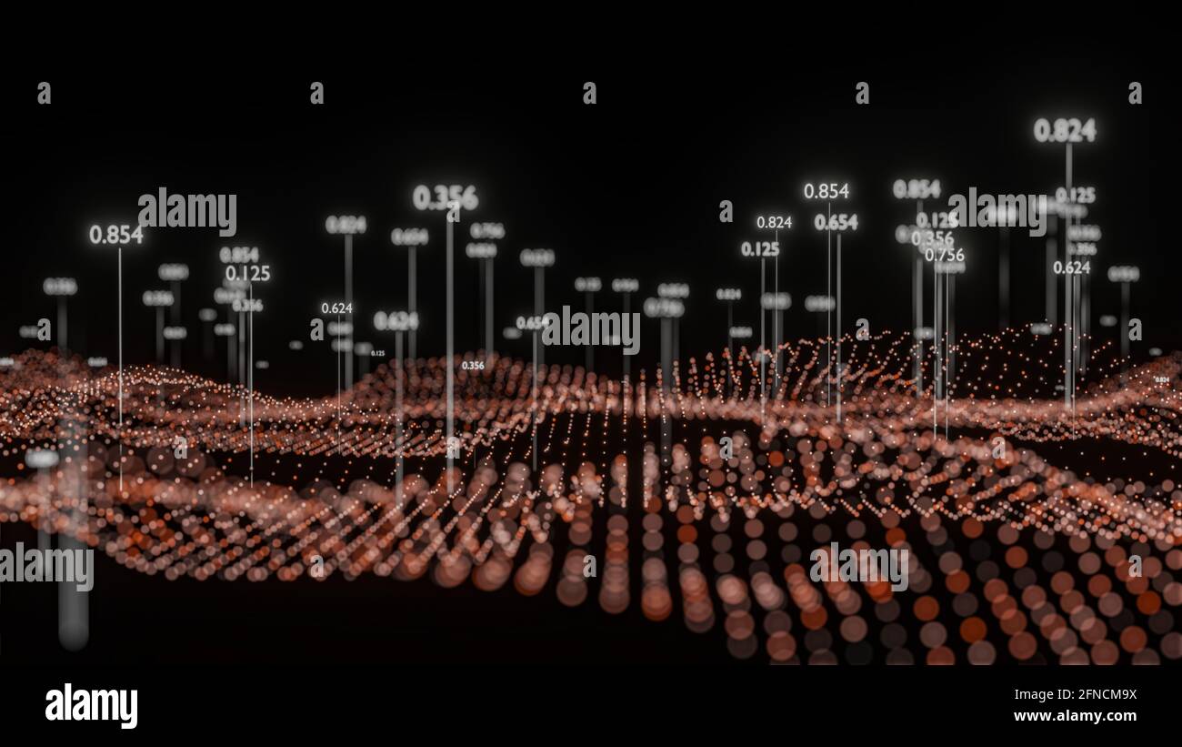 Big Data Visualization. Abstract structure Stock Photo - Alamy