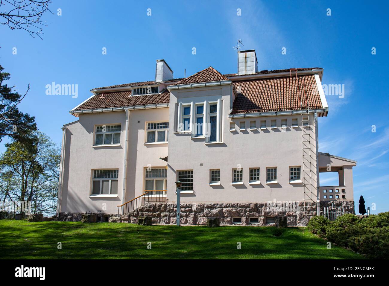 Villa Tamminiemi, Urho Kekkonen house museum, in Meilahti district of ...