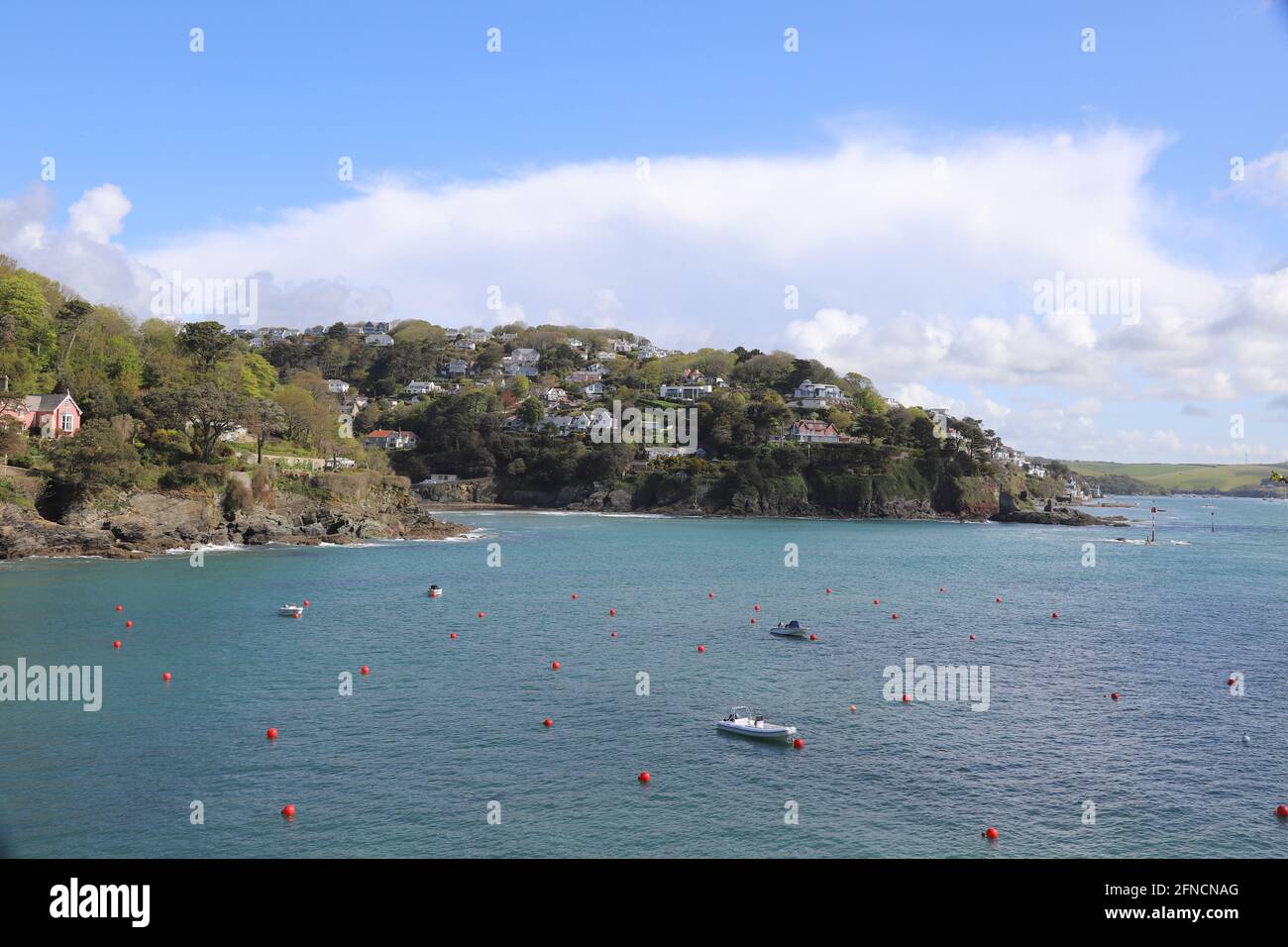 Scenic views of Salcombe estuary in Devon Stock Photo - Alamy