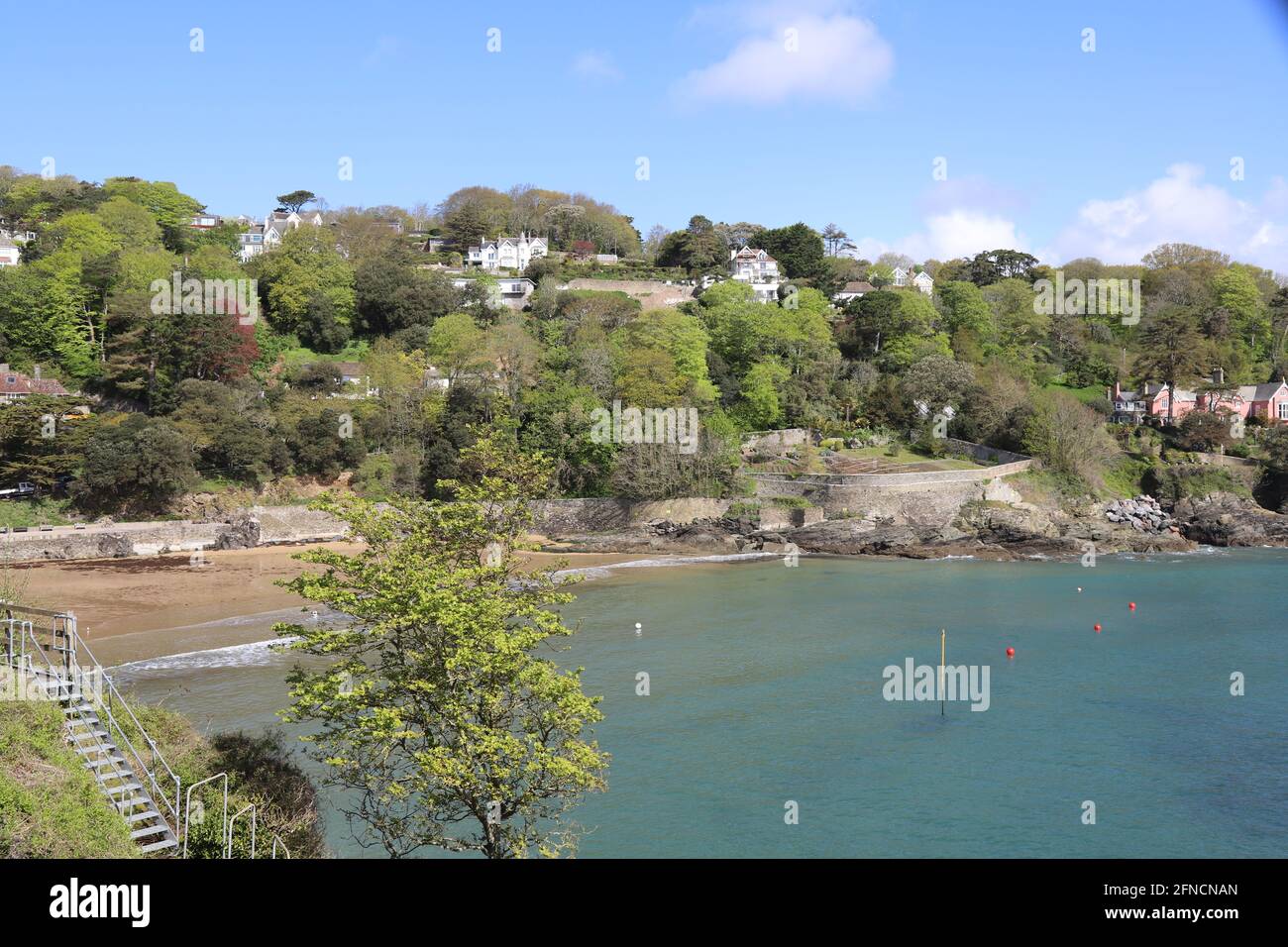 Scenic views of Salcombe estuary in Devon Stock Photo - Alamy