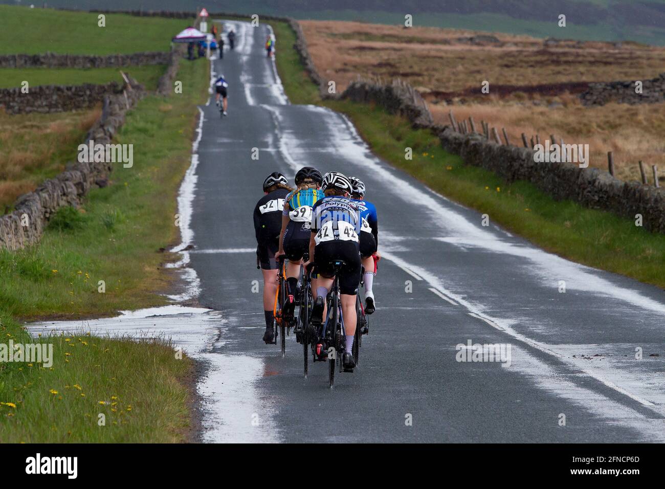 Female british cyclists hi-res stock photography and images - Alamy