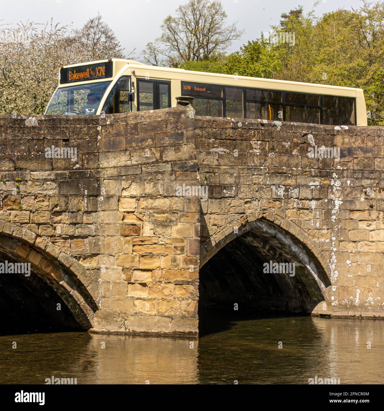 Bridge over river wye bakewell hi-res stock photography and images - Alamy