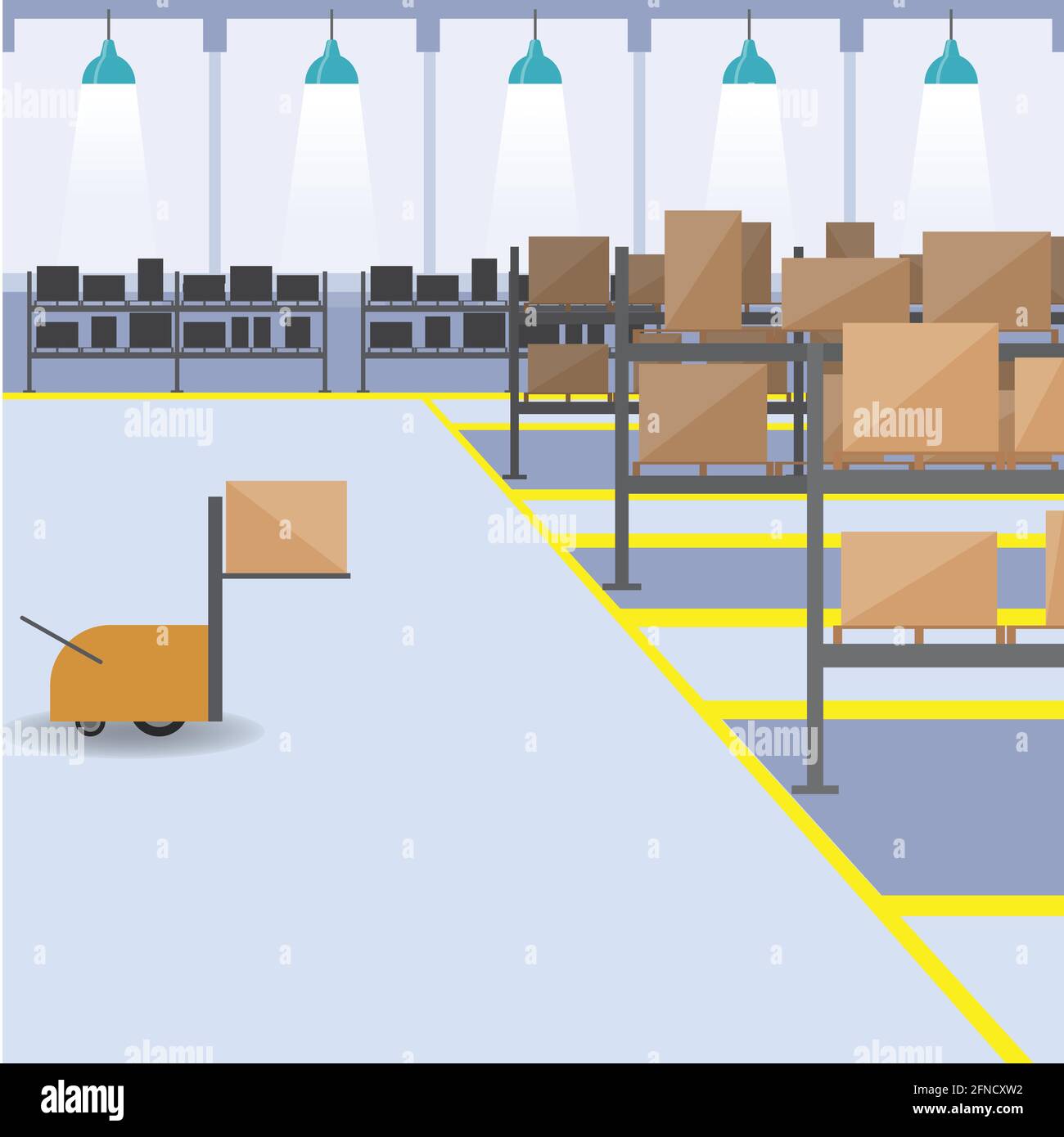 Warehouse vector vectors hi-res stock photography and images - Alamy