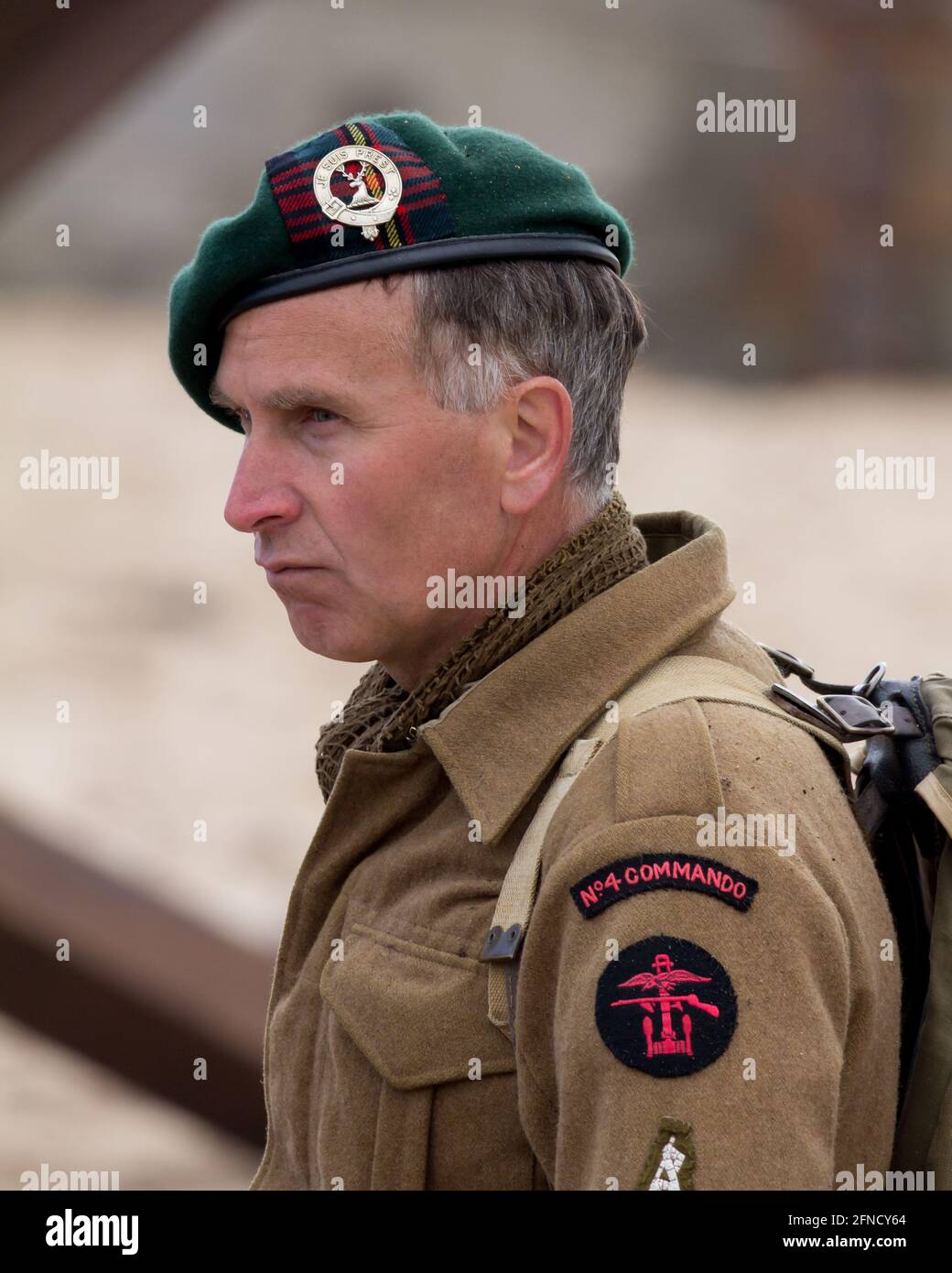 British-Allied Soliders in World War Two re-enactment at Blyth ...