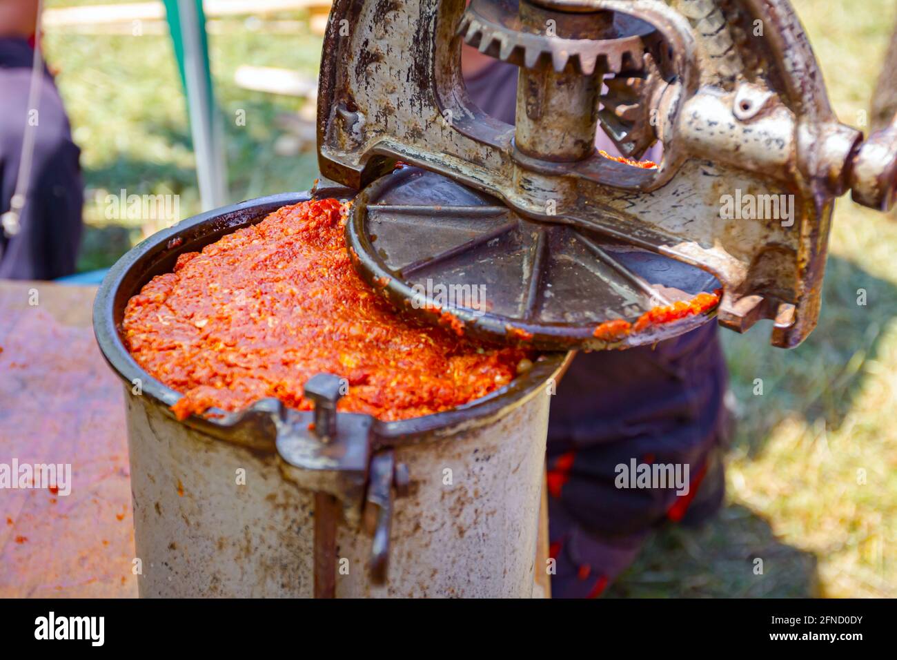 Old meat mincer hi-res stock photography and images - Alamy