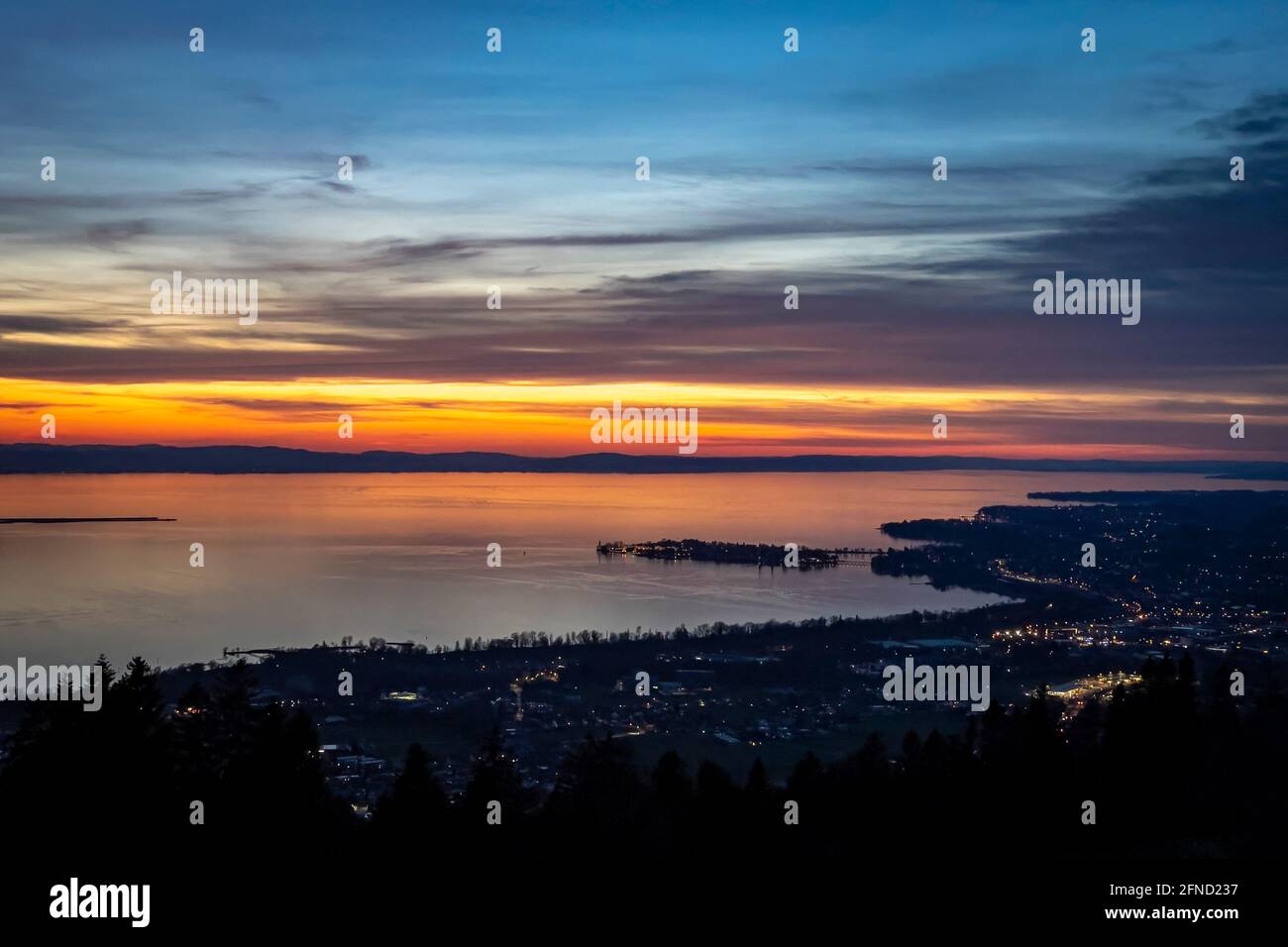 Bodensee lake sunrise panorama hi-res stock photography and images - Alamy