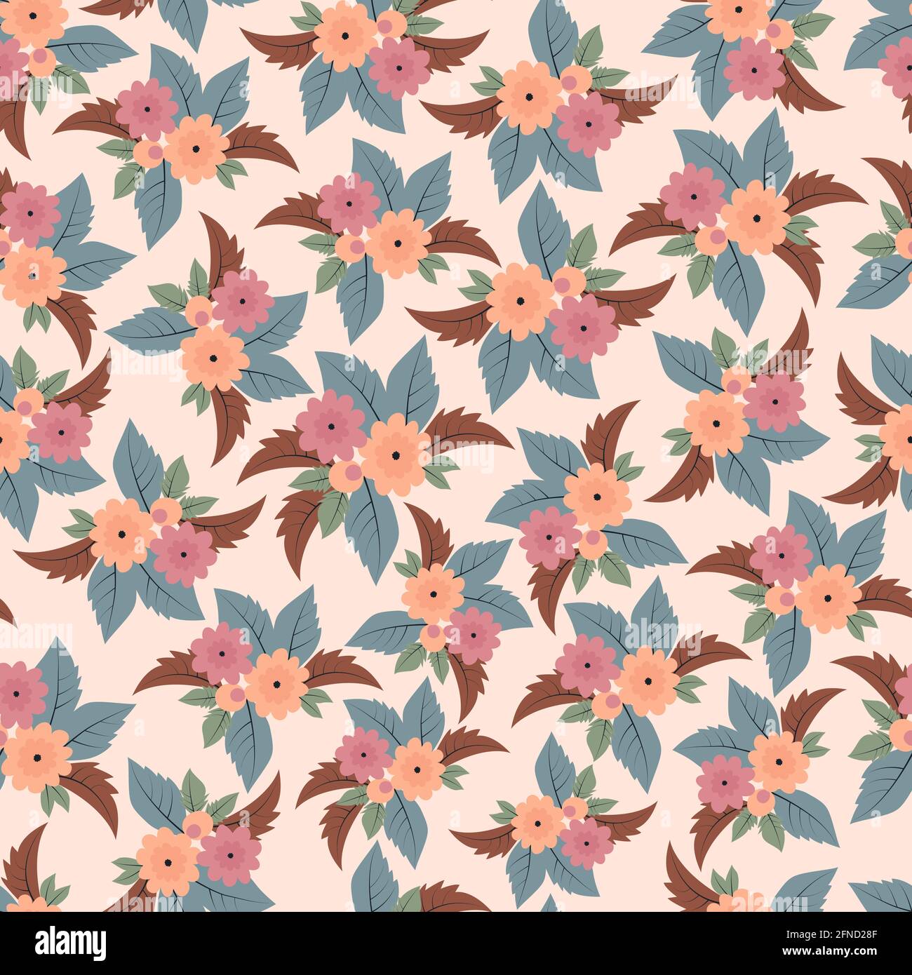 Modern flower arrangement Stock Vector Images - Alamy