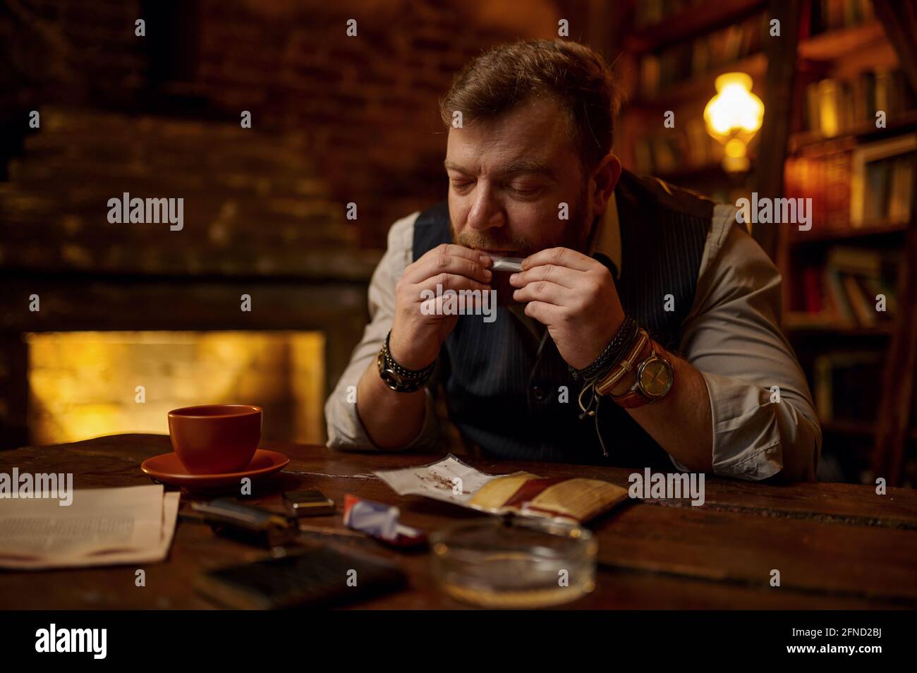 Man drooling hi-res stock photography and images - Alamy