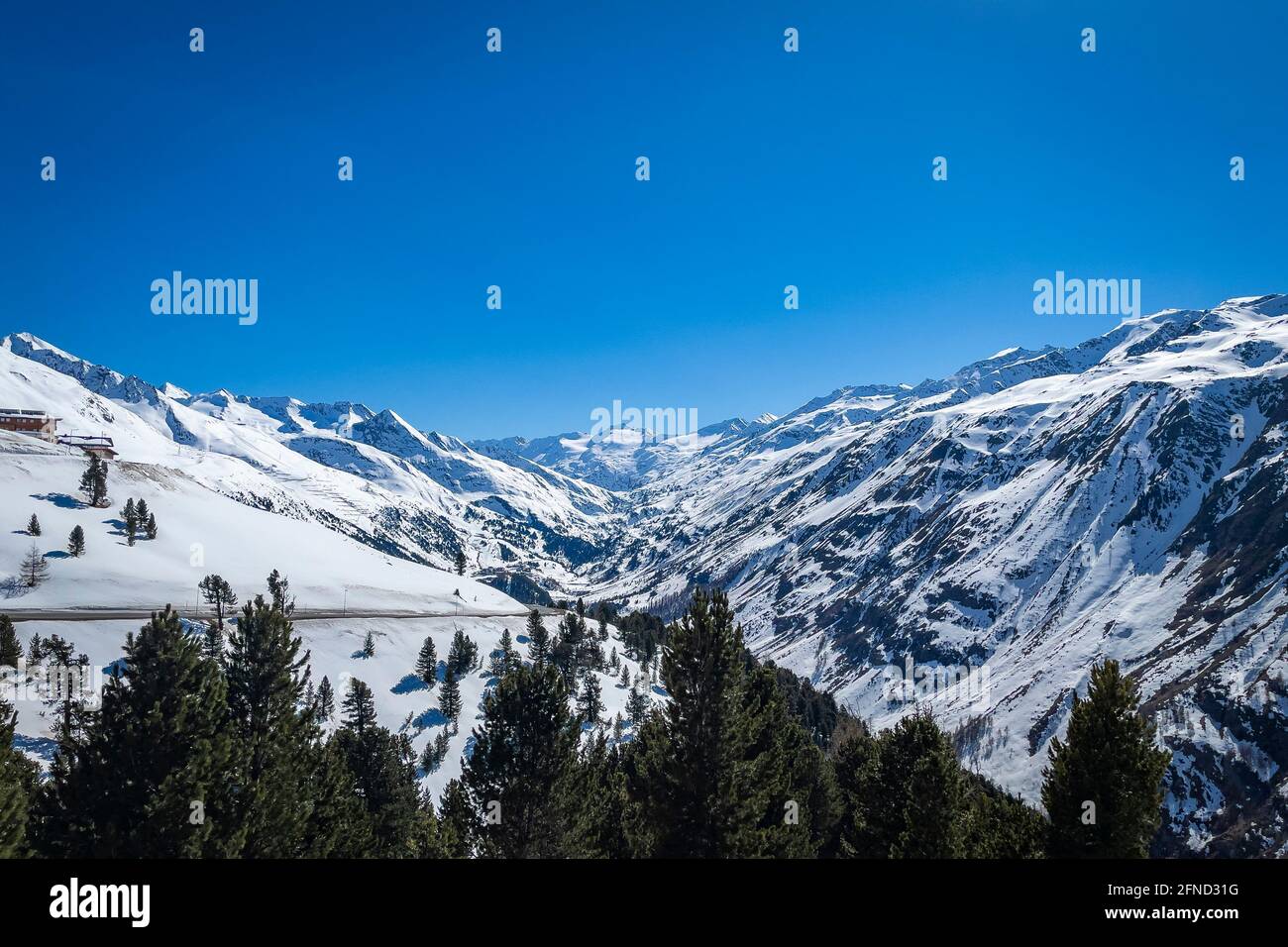 Winter wonderland in Oetztal, Austria Stock Photo - Alamy