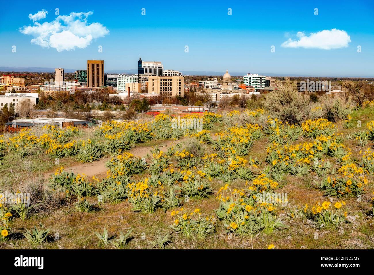 Skyline foothills in boise idaho hi-res stock photography and images ...